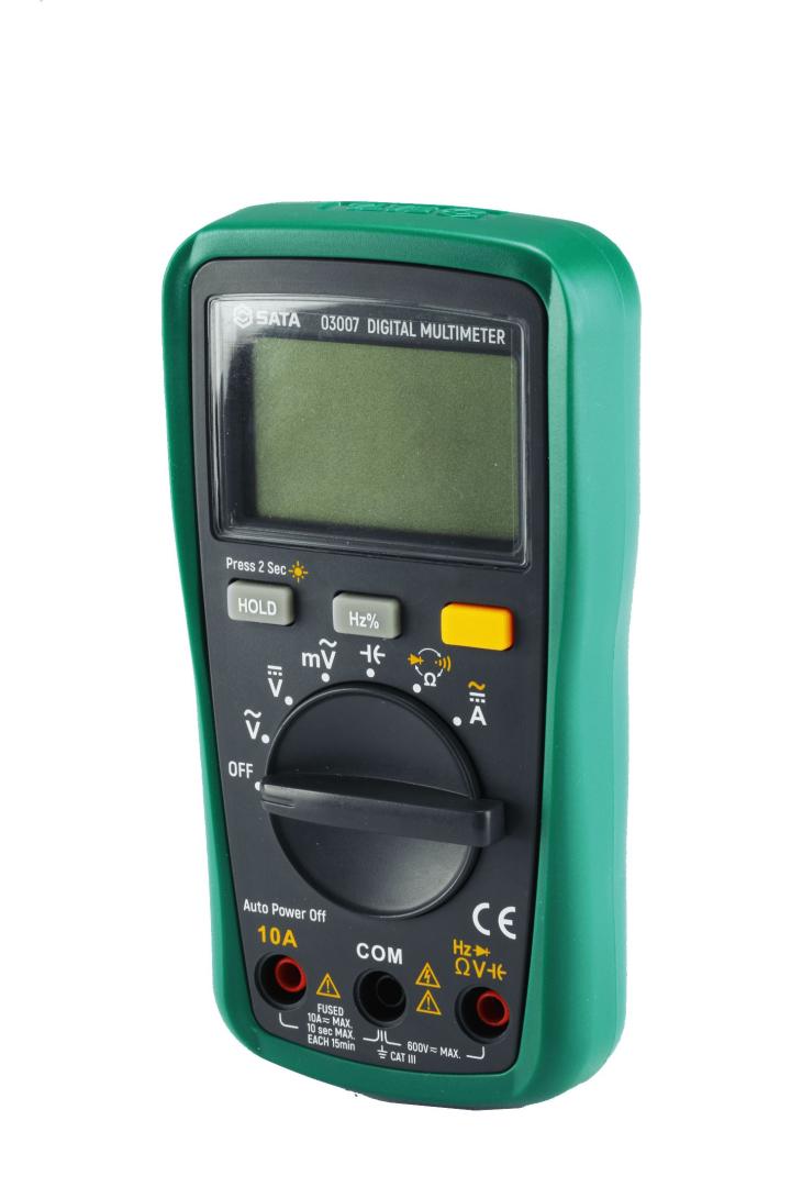 Mini Multimetro Digital con Medición (Hz) - SATA Colombia